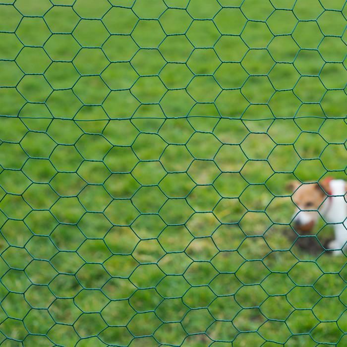 Malla Hexagonal de Acero Galvanizado 25x25mm con Revestimiento de ...